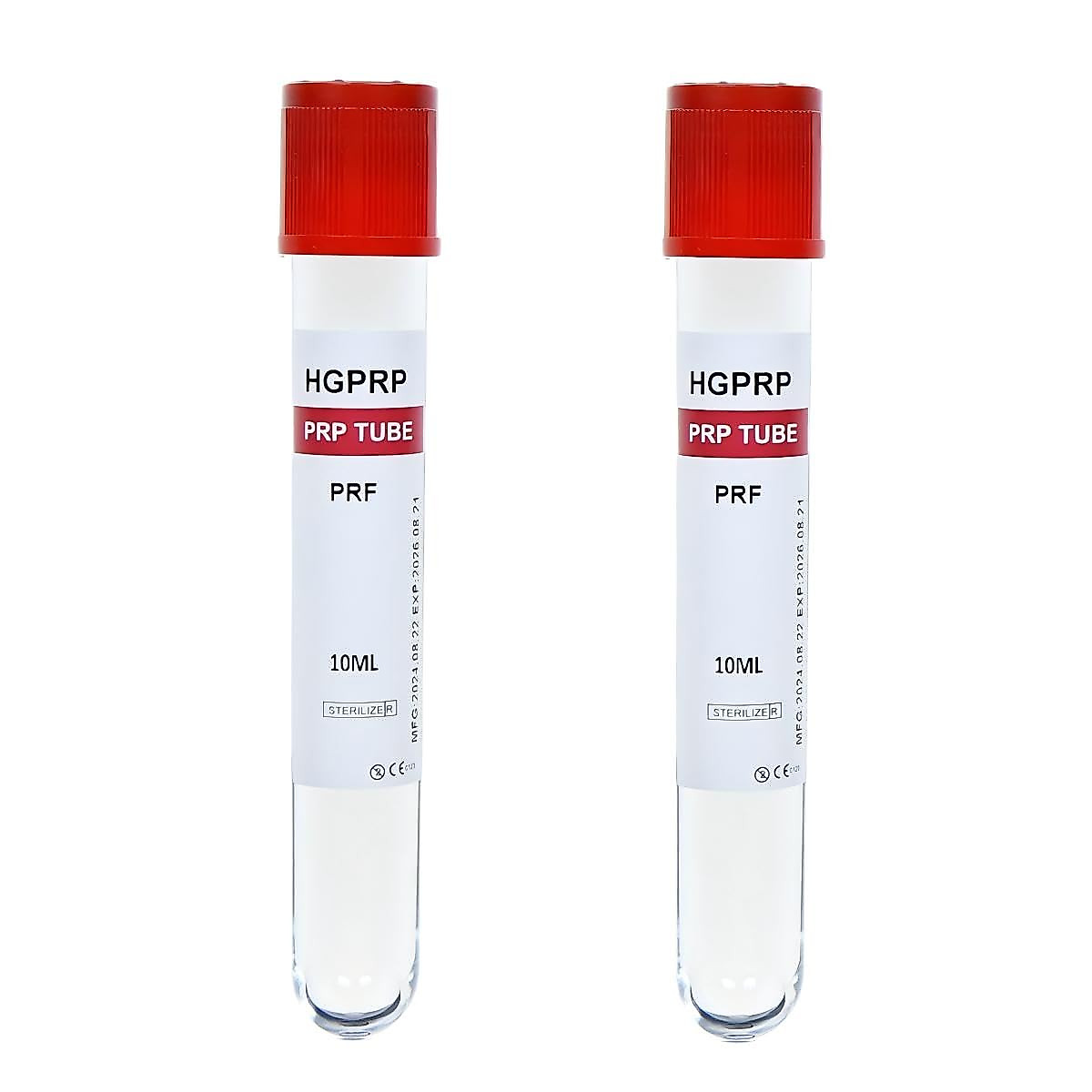 50 Tubes Platelet Rich Fibrin 10ml PRF Tube with No Additive PRF Tubes