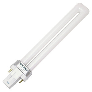 (10 Pack) Sylvania 21135 CF13DS/850/ECO 13-Watt 5000K 2-Pin Single Tube Compact Fluorescent Lamp
