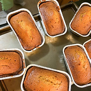 FUNSTITUTION Aluminum Foil Pans 8x4 Inches (30 Pack) - Tin Foil Pans with High Heat Conductivity - Disposable Aluminum Tray Cookware For Baking, Grilling, Cooking, Storing, Prepping