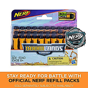 Nerf Holdout Doomlands Toy Blaster with Detachablex 40Mm & 2 Official Doomlands Elite Darts for Kids, Teens, & Adults