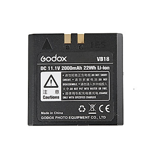 Godox VB18 Rechargeable Li-ion Battery for Godox V850,V850II,V860, V860II-N, V860II-C, V860II-S, V860II-F, V860II-O Speedlite Flash with CONXTRUE USB LED