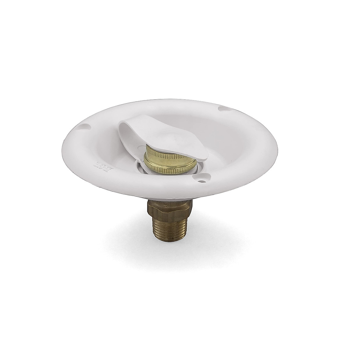 THETFORD RV Camper City Water Inlet Fill Dish with Brass Check Valve Polar White PN 94218