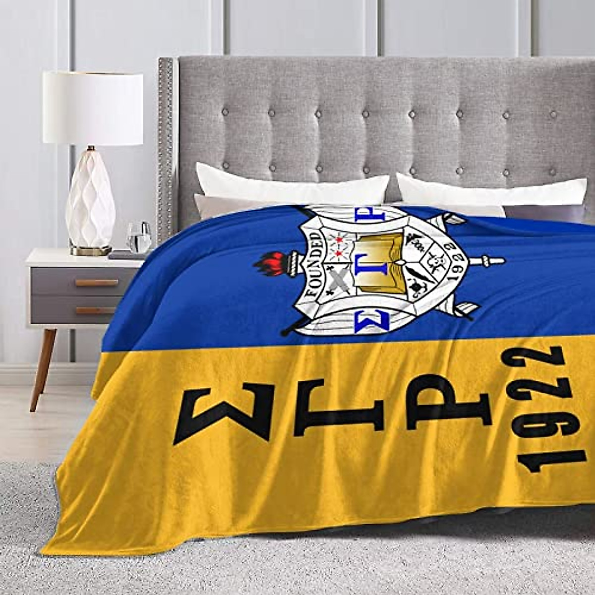 Ultra-Soft Flannel Blanket, Plush Cozy Lightweight Large Throw Blanket for Couch/Sofa/Bed(50"x40")