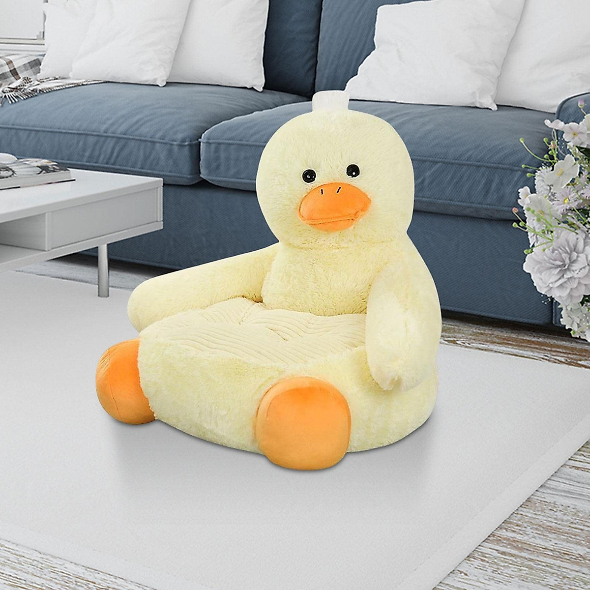 YWJLQH Kids Animal Sofa Seat Cozy Armchair for Home Decor, Duck