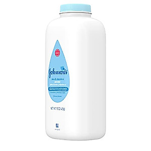 Johnson's Baby Powder, Naturally Derived Cornstarch with Aloe & Vitamin E for Delicate Skin, Hypoallergenic and Free of Parabens, Phthalates, and Dyes for Gentle Baby Skin Care, 15 oz (Pack of 2)