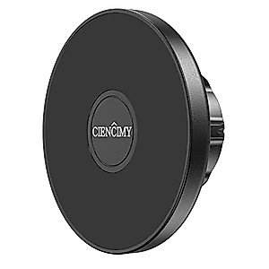 CIENCIMY Car Mount Base Compatible with MagSafe iPhone 14 13 12 Magnetic Accessories, Only for Diameter 17mm/0.67 inch Universal Joint Ball of Phone Holder Car Mount, Vent, Dashboard, Windshield &More