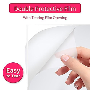 Acrylic Sheets Clear Plexiglass Board 4"x6" 2mm Thick 20 Packs Transparent PET Sheets with Protective Film and Protective Corners for Craft, Sign, Picture Frame Replacement, DIY Display Projects