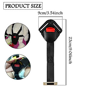 Universal Baby Car Seat Stroller Pushchair 5PT 5 Point Adjustable Strap Safety Harness Locking Buckle Clip Car Seat Toddler Harness Clip for Pram Buggy Electric Cars Kid Pushchair