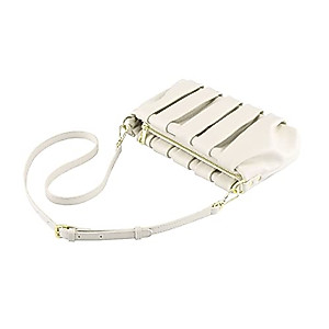 CHIC DIARY Clutch Purse for Women Small Tote Bag Crossbody Satchel Ruched Hobo Shoulder Handbag (Beige)