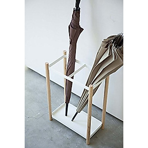 YAMAZAKI home Plain Umbrella Stand White,