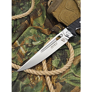 HOKC Avatar-M | 334-189404 | Pocket Knife, EDC Knife by Official Dealer - Designed by Russian Master Aleksander Biryukov - Liner Lock, G10 Handle, Innovative Opening Mechanism, Ball Bearing Pivot, Comfortable Pocket Clip, Long and Durable AUS8 Stainless S