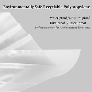 Teskyer Sheet Protectors 8.5 x 11 Inches, Clear Page Protectors for 3 Ring Binder, Letter Size Plastic Sleeves for Binders