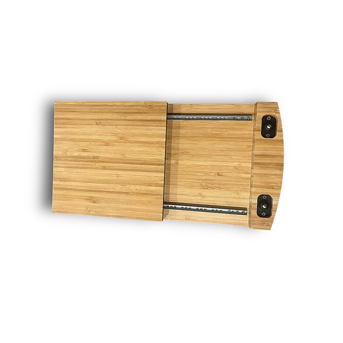 FabSix Bamboo Kitchen Appliance Slider for Counter - Small Appliance Slider - Under Cabinet Sliding Tray for Counter - Sliding Tray for Coffee Maker, Appliance Sliders for Kitchen Appliances.