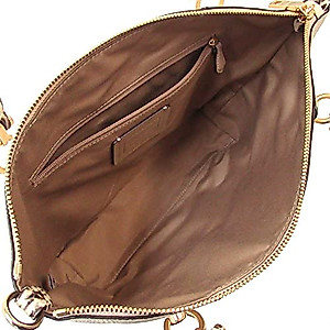 COACH Kacey Satchel In Colorblock Signature Canvas (IM/Lt Khaki/Ivory Multi)