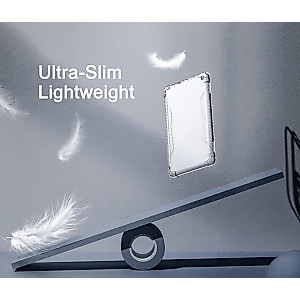 MoKo Case for All-New Amazon Kindle Fire HD 8 & 8 Plus Tablet (10th Generation-2020 Release) 8", Ultra Clear Soft Flexible Transparent TPU Skin Bumper Back Cover Shell, Clear