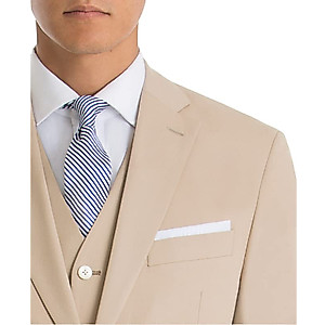 Lauren Ralph Lauren Men's UltraFlex Classic-Fit Cotton Tan Sport Coat (Tan, 46S)