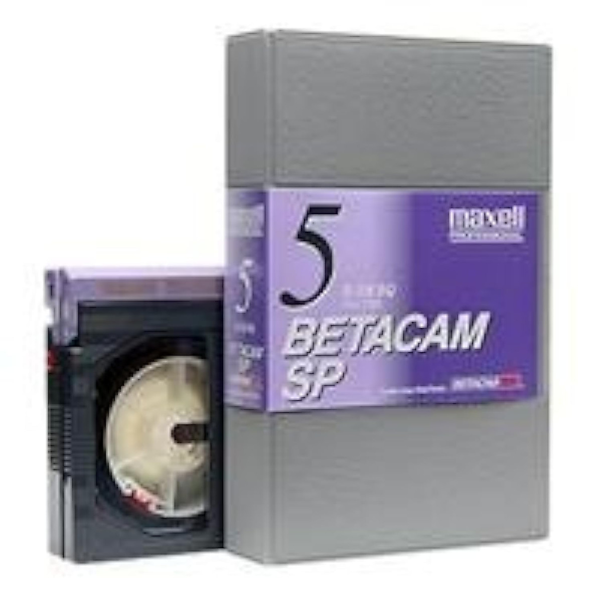 Maxell B-5MSP Betacam SP Video Tape, 5 Minute, Small
