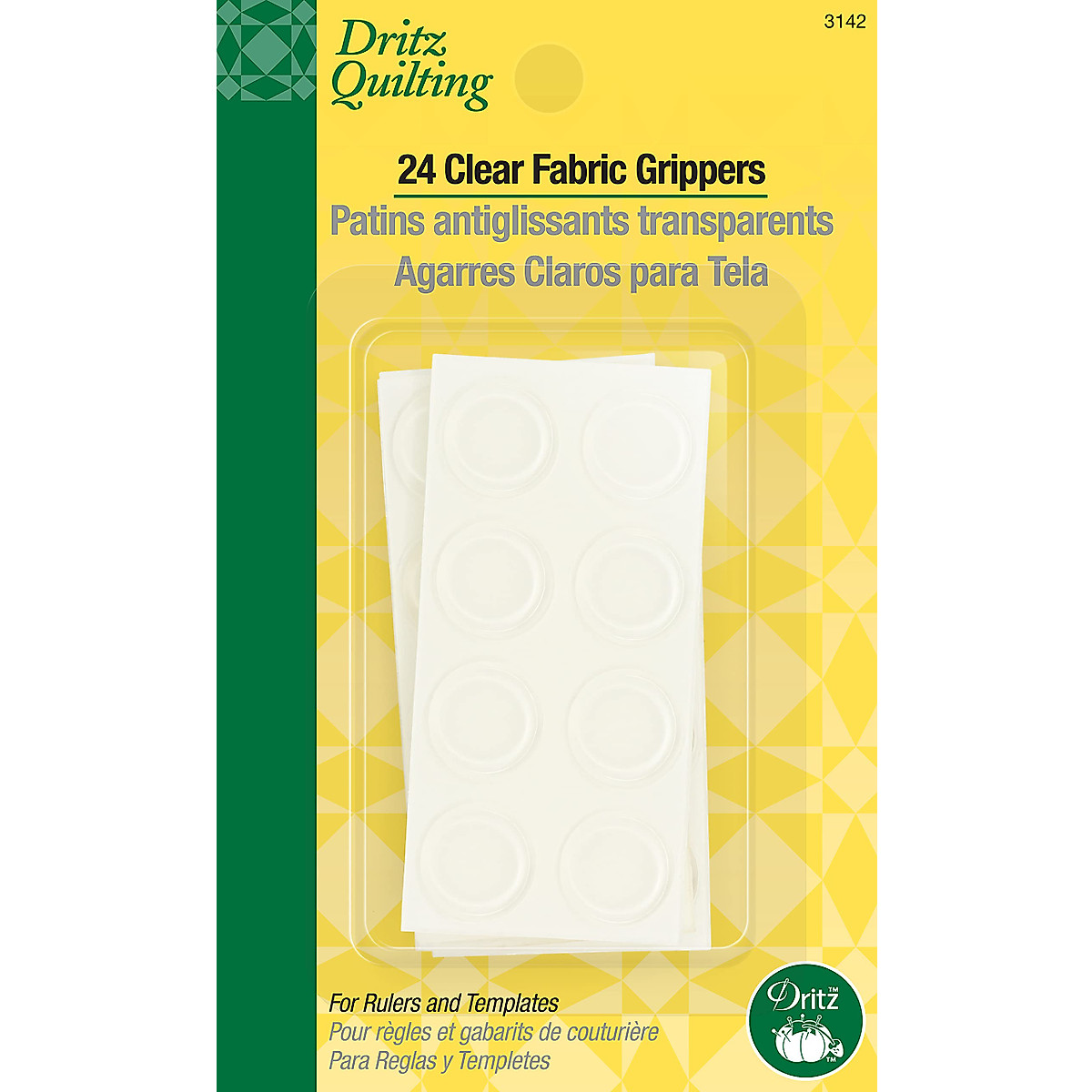 Dritz 3142 Clear Fabric Grippers