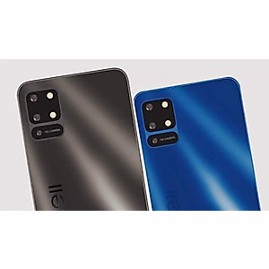 Uniqcell UNI 10X | Android Cell Phone | 6.55" HD+INCELL Punch Hole | Dual Sim | 128GB of Storage | Side Fingerprint (Blue)