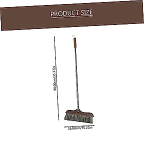 KOMBIUDA Electric Broom Bristle Broom Floor Wiping Broom Office Industrial Broom Dusting Brush Floor Cleaning Tool Kitchen Natural Broom Reusable Broom Long Handle Cleaning Broom Plastic