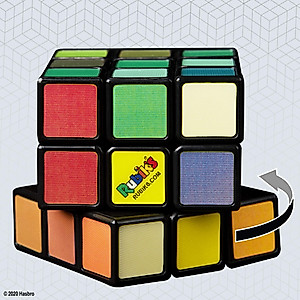 Rubik's Impossible Puzzle; Original Rubik's Product; 3 x 3 Lenticular Puzzle; Rubik's Cube Color Change Puzzle for Kids Ages 8 and Up (E8069)