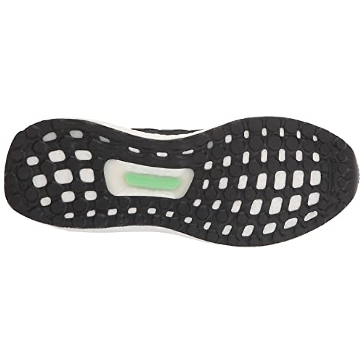 adidas Men's Ultraboost 5.0 Alphaskin Running Shoe, Black/Black/Beam Green, 9.5