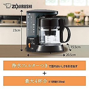 Zojirushi coffee makers 'coffee communication' 0.54 liters, Brown EC-TC40-TA