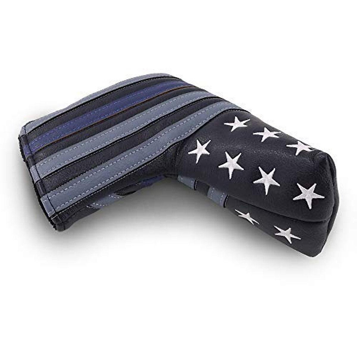 Craftsman Golf Blue Strips Golf Putter Blade Head Cover Headcover Magnetic Closure for Scotty Cameron Odyssey