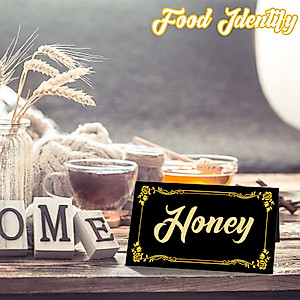 Chenkaiyang 100 Pcs Black Place Cards and Gold Pen for Weddings, Name Cards with Gold Foil Border for Table Setting Folded Table Tents Sign for Buffet Banquet Parties Events Celebrations