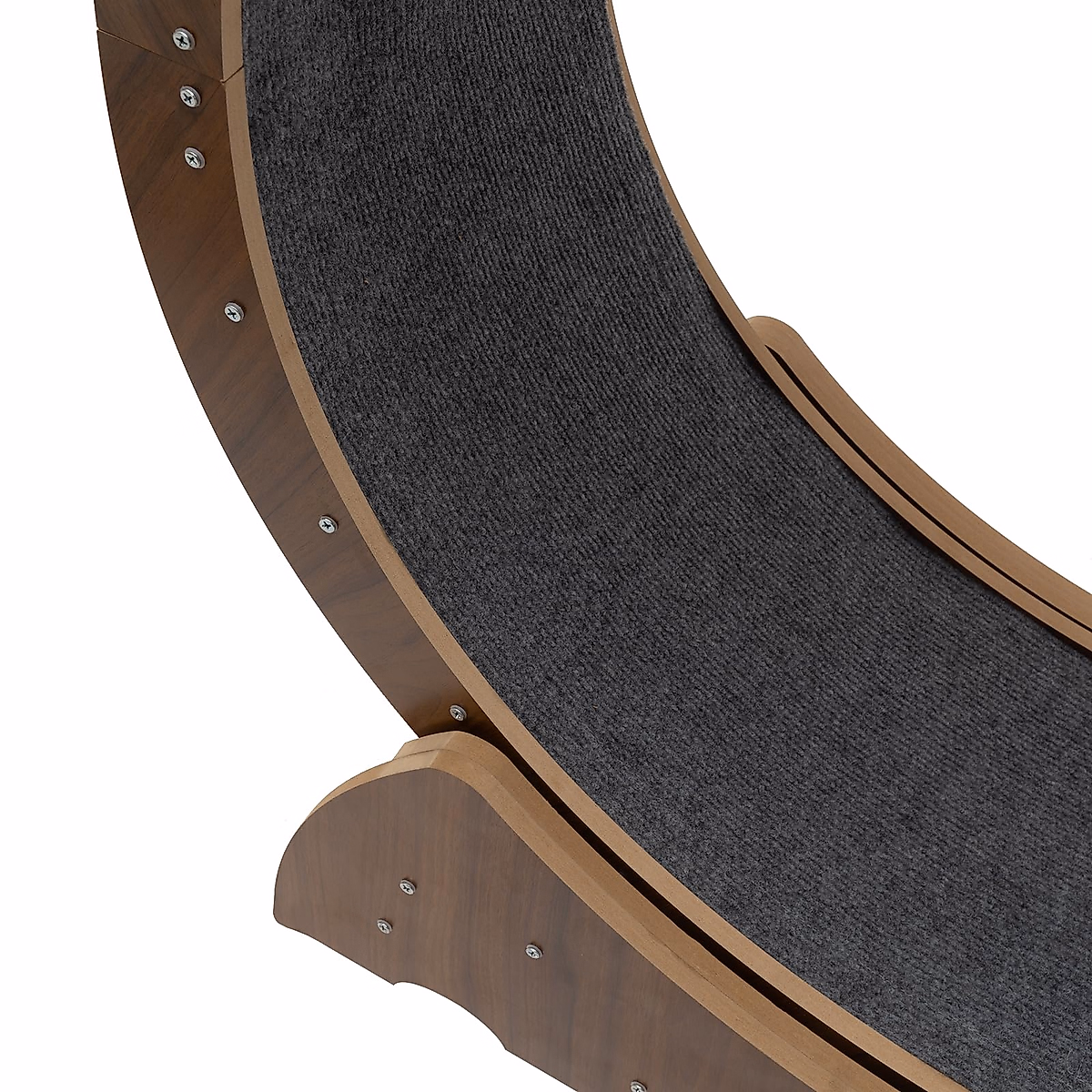 39.3in Cat Exercise Wheel, Large Cat Treadmill with Silent Carpeted Runway, Kitty Pet Sport Furniture Toy, Fitness Weight Loss Device for Indoor Cats (39.3 * 11.8 * 42.1IN)