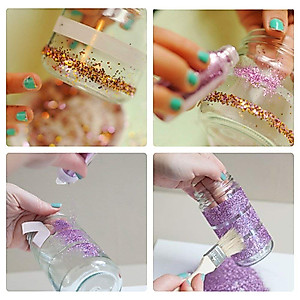 Double-Sided Tape for Arts, Crafts, Photography, Scrapbooking, Tear-by-Hand, Paper Backing (6 Rolls) (Width: 6mm/ 9mm/ 12mm/ 15mm)