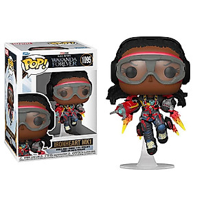 POP Marvel: Black Panther: Wakanda Forever - Ironheart MK1 Funko Vinyl Figure (Bundled with Compatible Box Protector Case), Multicolored, 3.75 inches