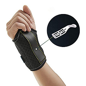 SOZO Boa Micro Adjustable Wrist Brace/Support/Bandage for Wrist Injury, Pain, Carpal Tunnel, Tendonitis and Arthritis. Wrist Support Brace with Splint (Right, Medium)