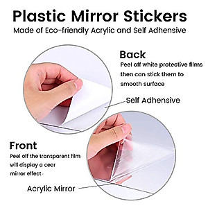 CrazyDeal Family Tree Wall Decor Abstract Wall Art 3D DIY Acrylic Decorative Mirror Wall Stickers for Living Room Bedroom Kitchen The Home Modern Decorations 60x16 inch