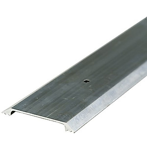 M-D Building Products 11072 M-D Flat Saddle Threshold, 36 in L X 2-1/2 in W X 1/4 in H, Aluminum, x 2-1/2" W x