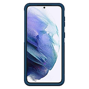 OtterBox Galaxy S21+ 5G (ONLY - DOES NOT FIT non-Plus size or Ultra) Commuter Series Case - BESPOKE WAY (BLAZER BLUE/STORMY SEAS BLUE), slim & tough, pocket-friendly, with port protection