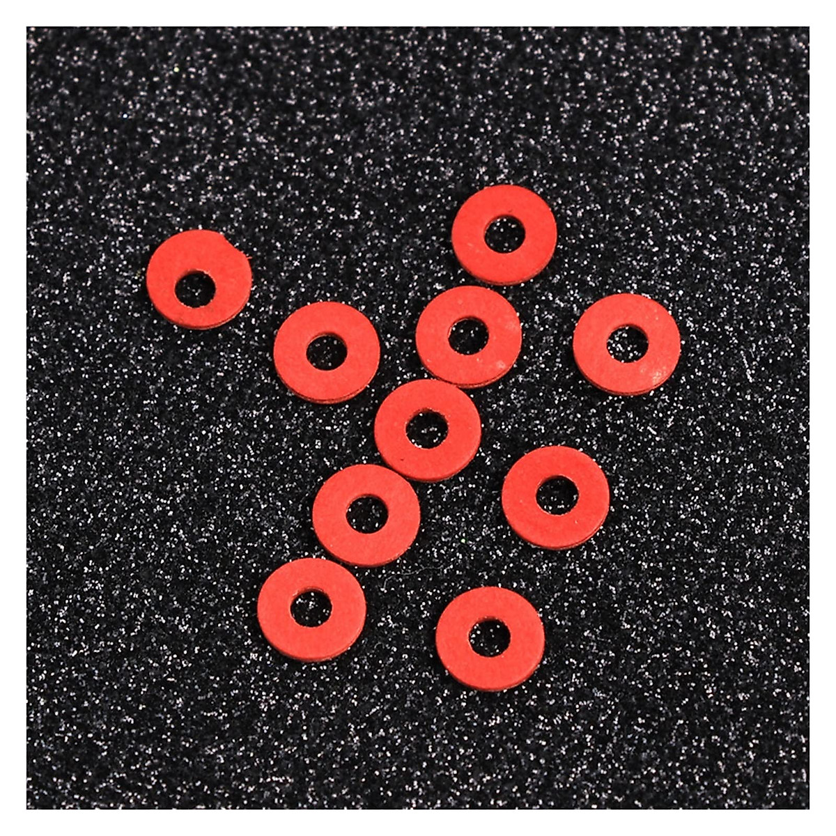 TYFZ Screw kit 30Pcs M3 Computer Golden Motherboard Riser+Silver Screws + Red Washers Strong and Sturdy (Color : White)