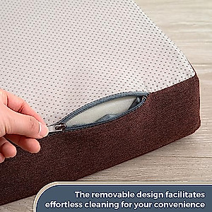 MAXYOYO Floor Mattress Japanese Futon Mattress, Full Thicken Sleeping Pad for Floor Folding Mattress Tatami Mat Camping Mattress with Removable Cover