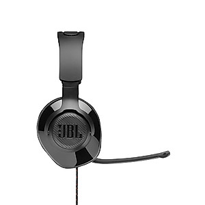 JBL Quantum 300 - Wired Over-Ear Gaming Headphones with JBL Quantum Engine Software - Black (Renewed)