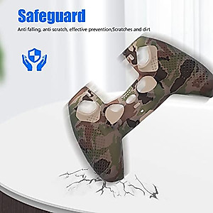OSALADI Gamepad Silicone Grip Case Game Handle Protection Case Game Handle Protector Compatible for PS5