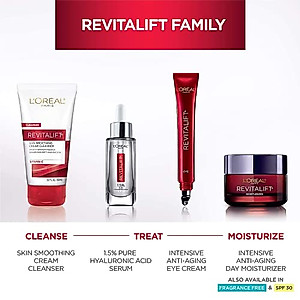 L’Oreal Paris Skincare Revitalift Triple Power Anti-Aging Face Moisturizer with Pro Retinol, Hyaluronic Acid & Vitamin C to reduce wrinkles, firm and brighten skin, 1.7 Oz