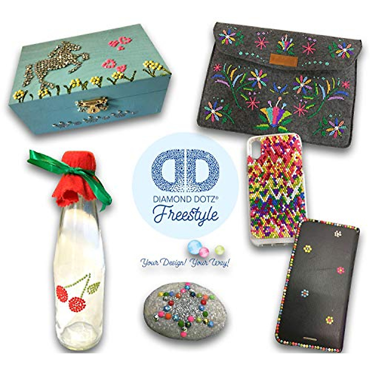 Diamond Art Fab Roll Plain 12x36 Freestyle Fabric, None