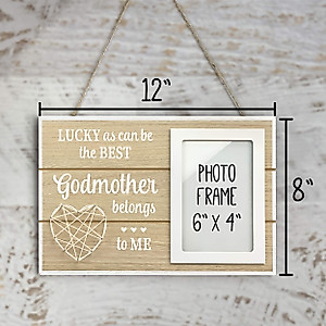 GIFTAGIRL Godmother Gifts from Godchild Picture Frame - Beautifully Worded Photo Frame Appreciation Gift from Family is an Ideal Godparent Gifts from godchild, and Arrives Beautifully Gift Boxed…