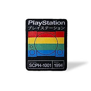 JUST FUNKY Playstation Soft Fleece Throw Blanket | 45 x 60 Inch Lightweight Cozy Blanket