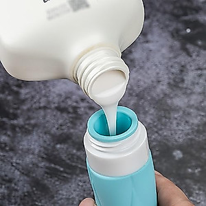 SUDDHO Travel Bottles for Toiletries, 2oz Travel Size Containers, Tsa Approved,Leak Proof Squeezable Silicone Travel Size Bottles for Shampoo Conditioner Lotion(5Pack)