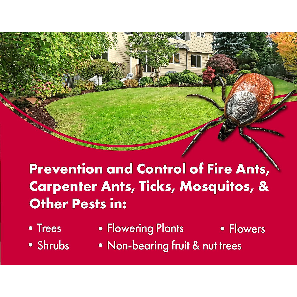7.9% Bifenthrin Insecticide - 64 Ounces - (Compare to Leading Brands) – Professional Indoor & Outdoor Insect Control - Kills on Contact - Fire Ants, Ticks, Gnats, Fleas & More