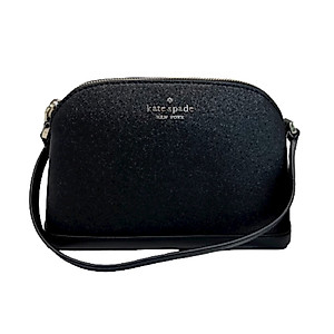 kate spade new york Tinsel Dome Crossbody Small (Black)