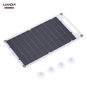 Solar Panel Charger USB Port Portable High Power Paper Shaped Monocrystalline Silicon for Cell Phone Camping Hiking Travel