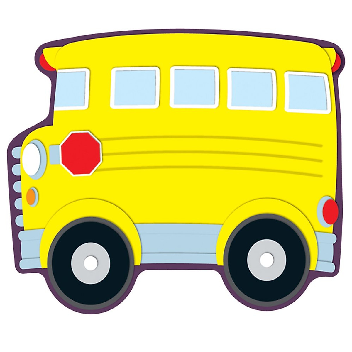 Carson Dellosa School Bus Cutouts, 36 Bus Cutouts for Bulletin Board, Preschool & Kindergarten Classroom Décor, Classroom Cut-Outs for Back to School, Cutouts for Classroom Bulletin Board Decorations