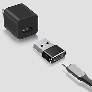 USB to USB C Adapter 2 Pack,USB C Female to A Male OTG Charger Type C Converter for Apple Watch Ultra iWatch 7 8 9,iPhone 15 Pro Max 14 13 12 11 15 Plus,AirPods,iPad Air,Samsung Galaxy S23 S22